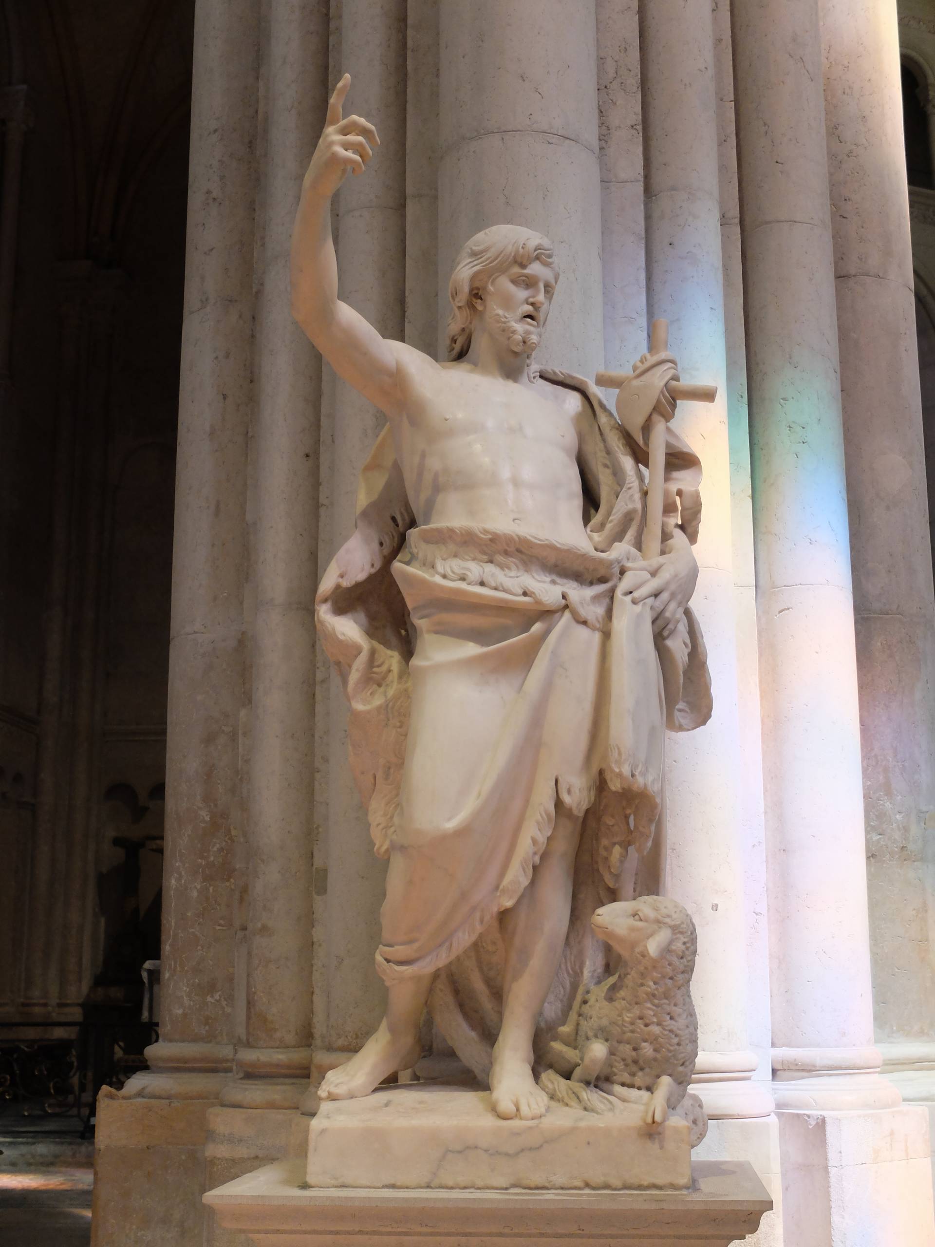 statue de saint Jean-Baptiste - Sauvegarde de l’Art Français